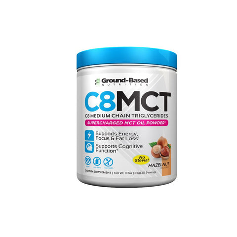 C8 MCT Oil Powder | Pure Caprylic Acid - Ground-Based Nutrition